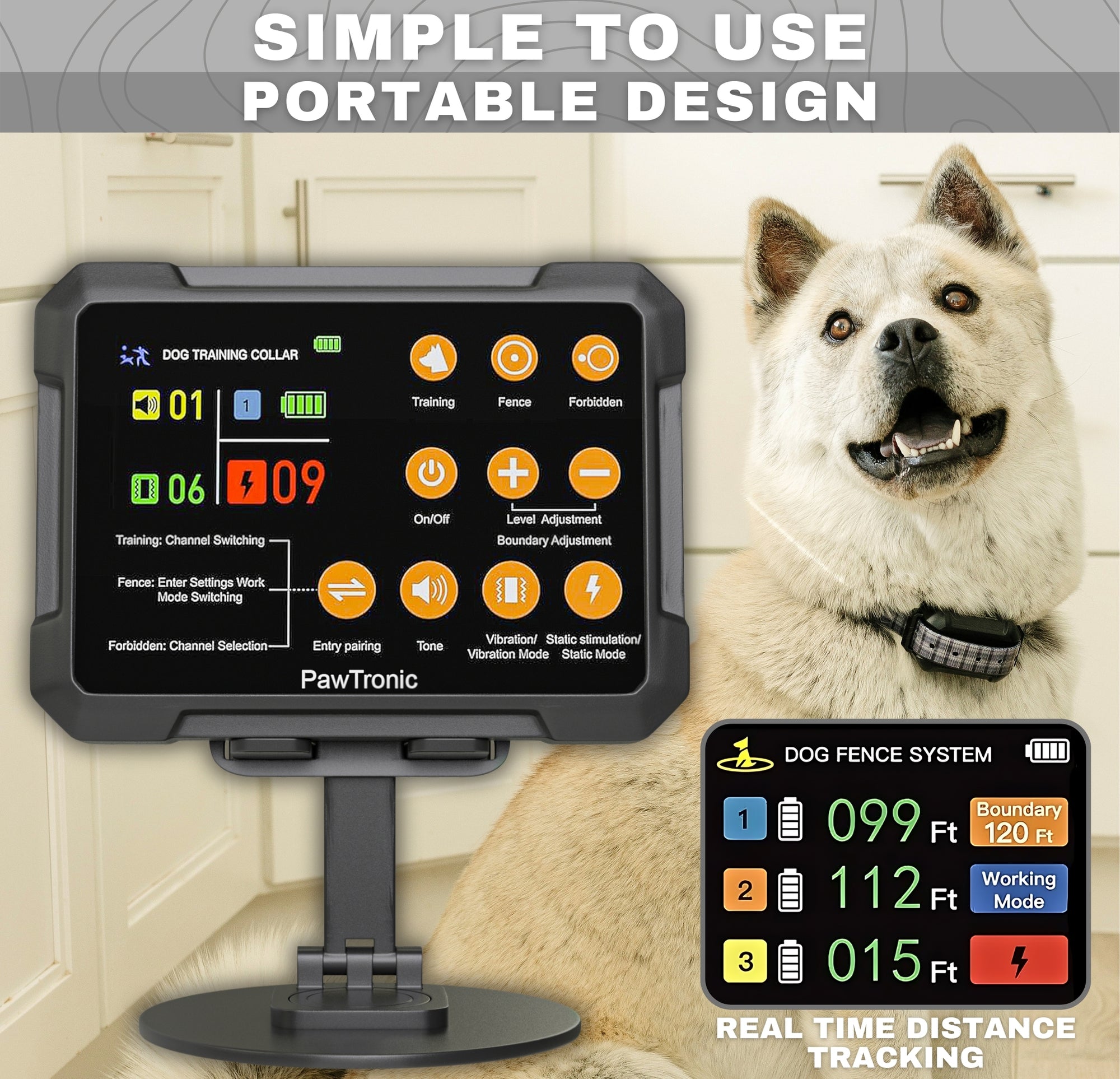 PawTronic Hybrid Series Extra Collar Receiver (Only Works with Hybrid